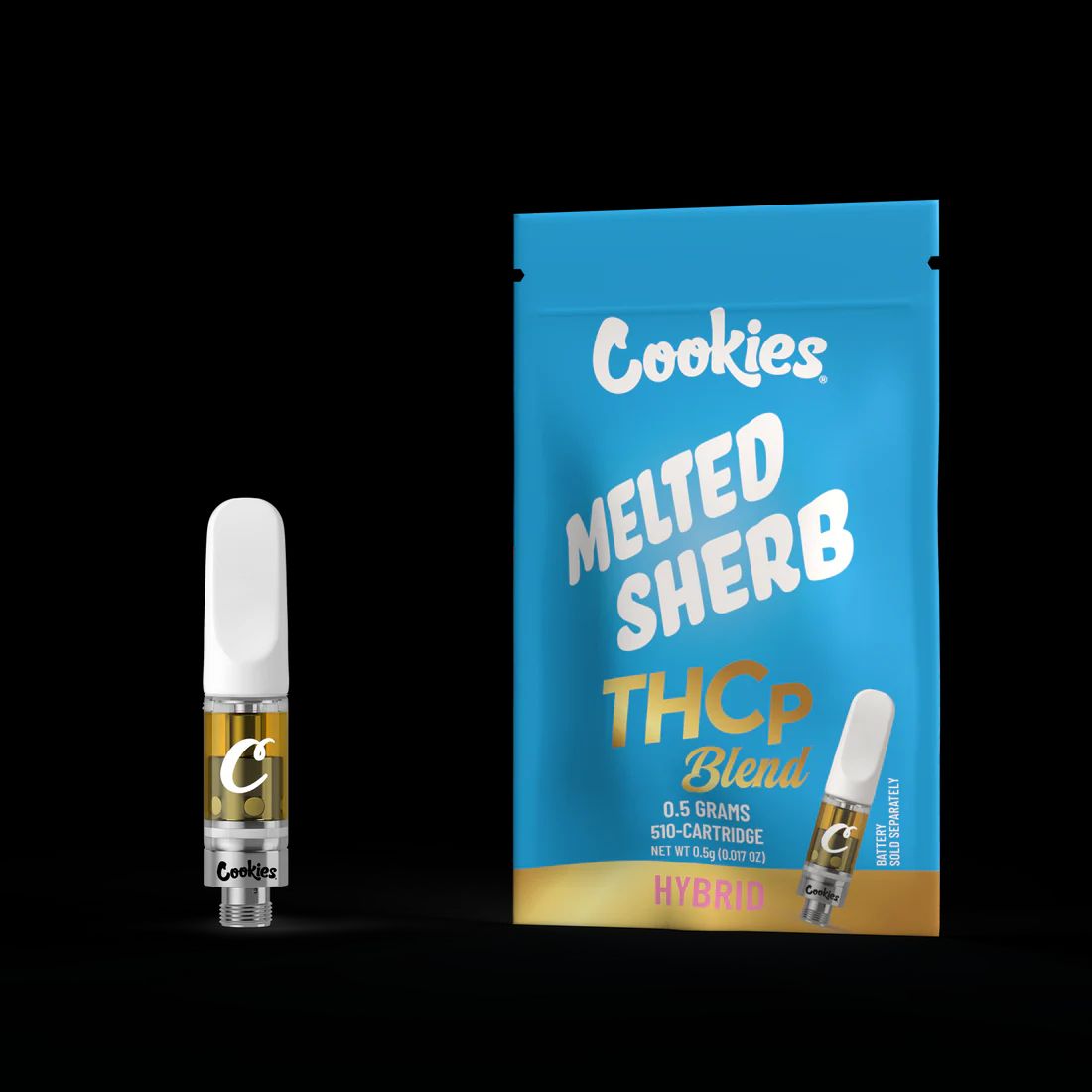 Cookies – Melted Sherb Cartridge [0.5g | THCP Blend | Hybrid | 510 Thr ...